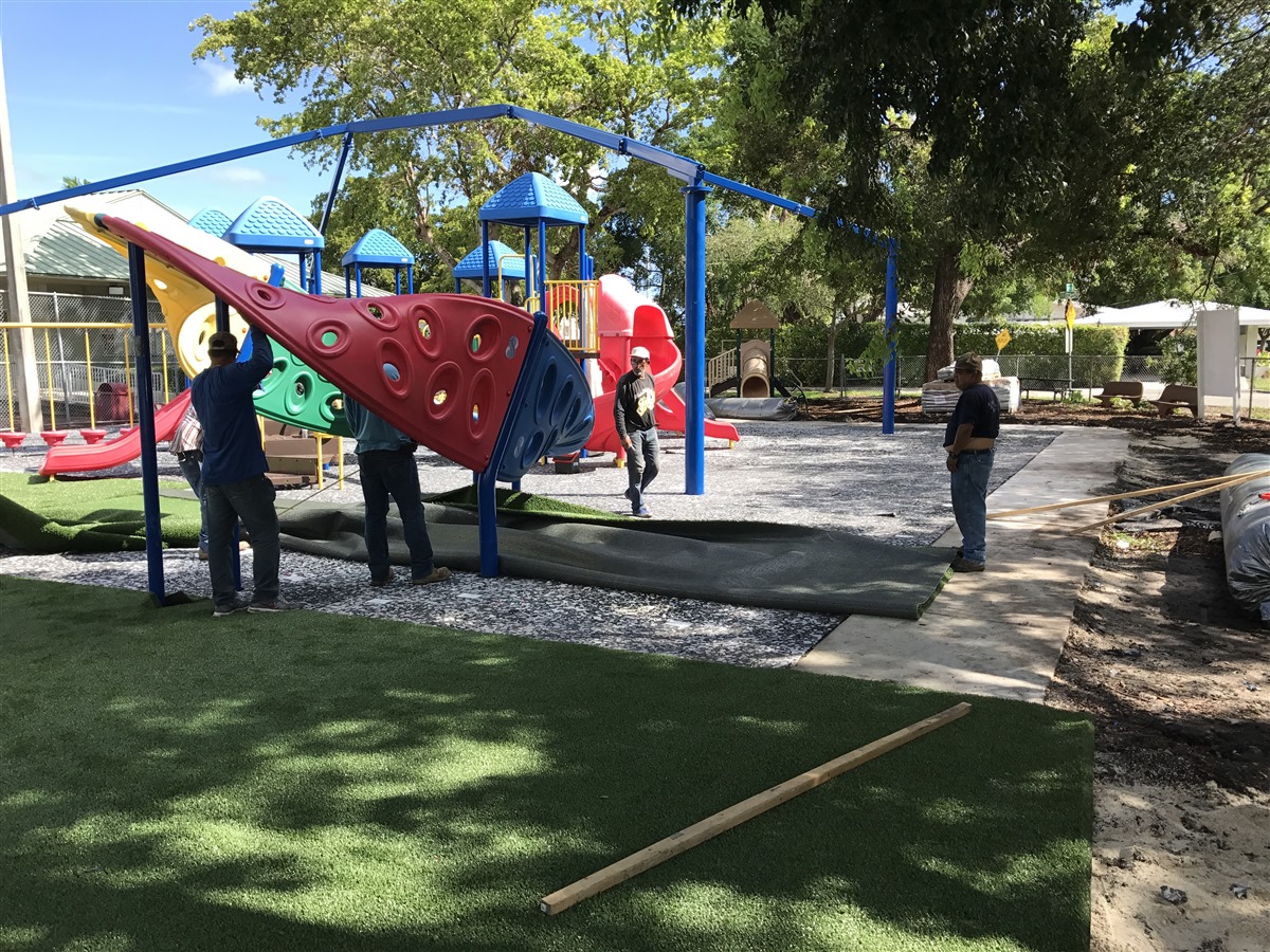 Keystone Park Playground Resurfacing | North Miami, FL